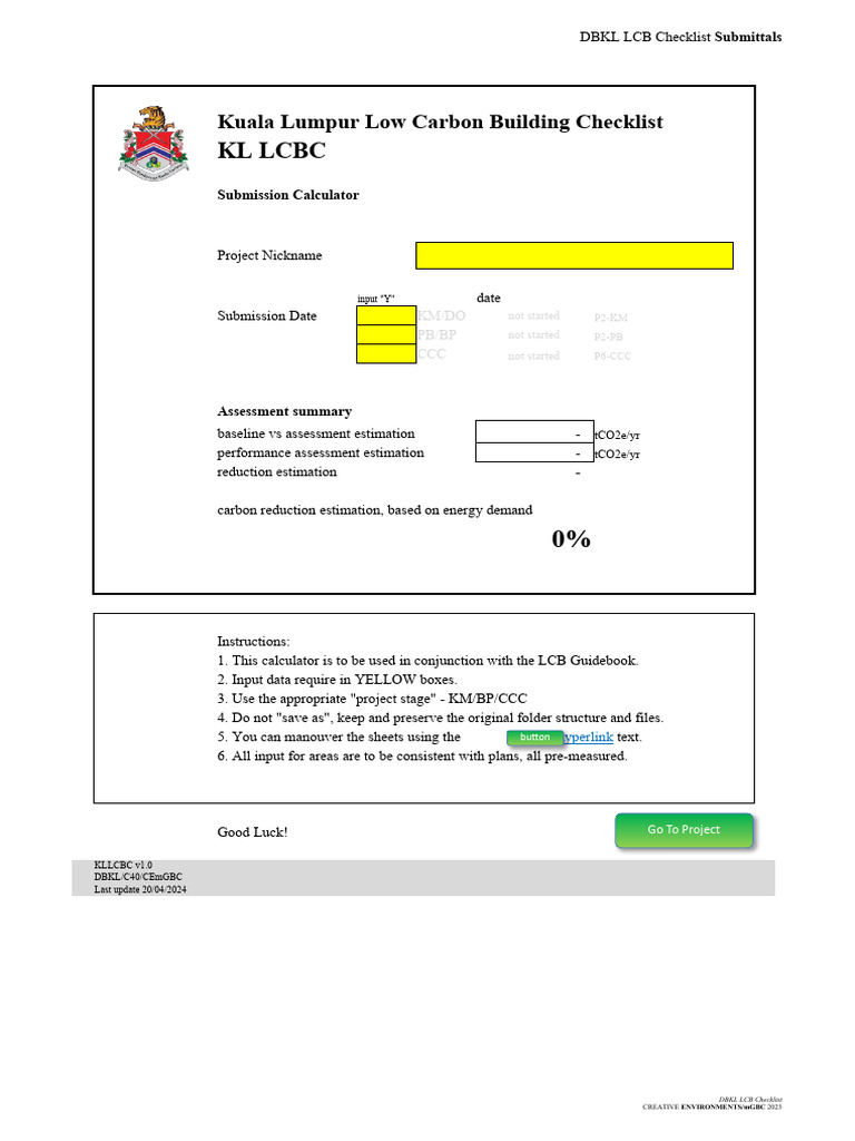 LCBForm v1 (BETA) | PDF | Sustainable Design | Building
