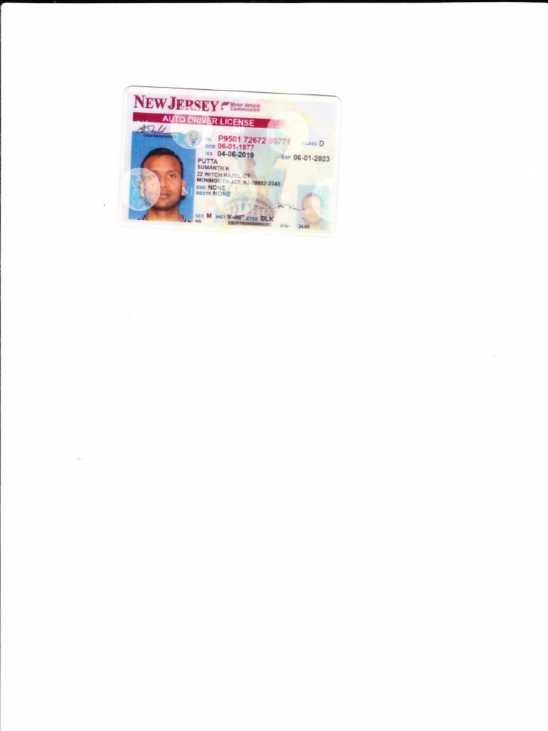 Identification - Borrower Valid Driver's License or Passport | PDF