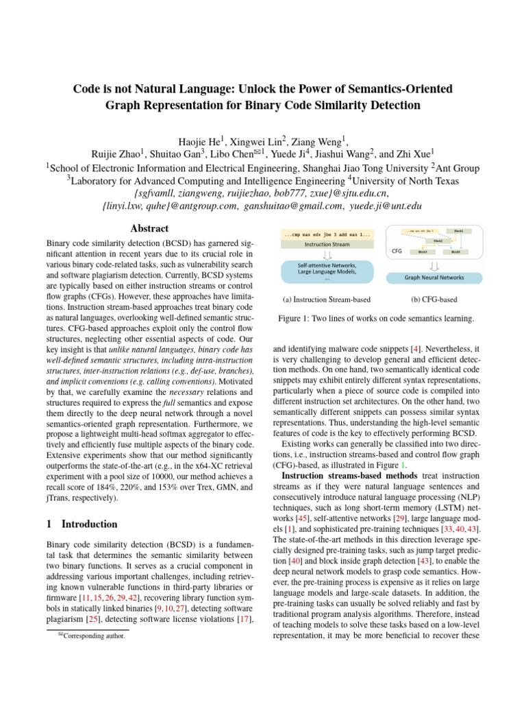 Semantics-Oriented Graph for BCSD | PDF | Vertex (Graph Theory) | Semantics