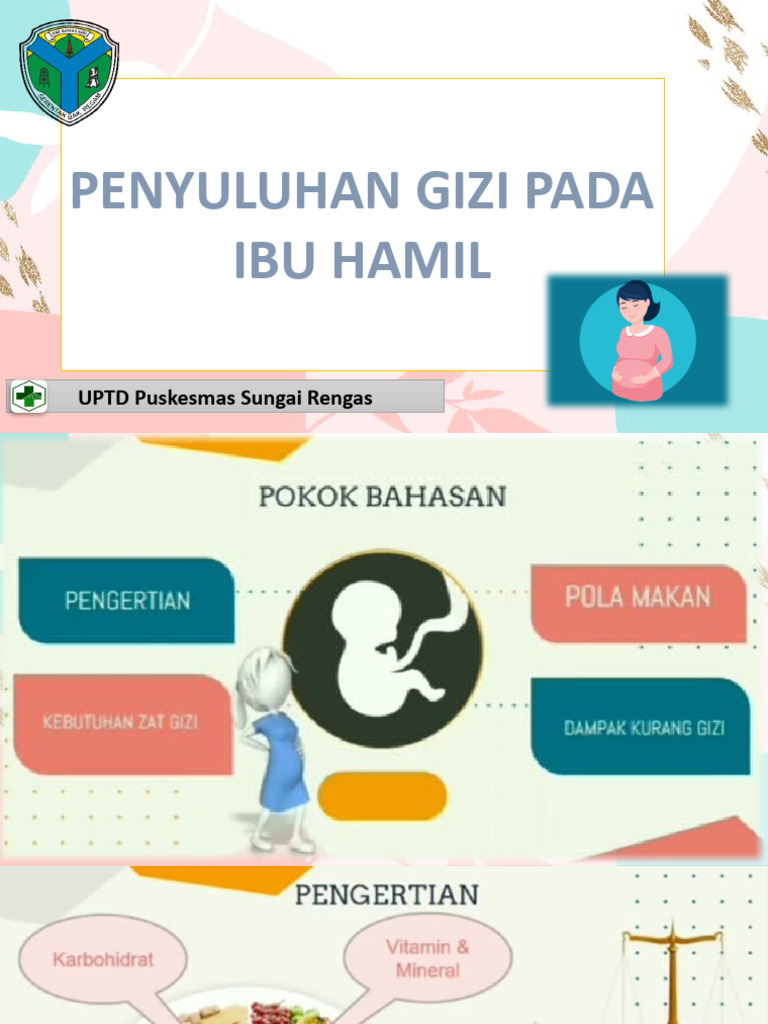 Penyuluhan Gizi Pada Ibu Hamil | PDF