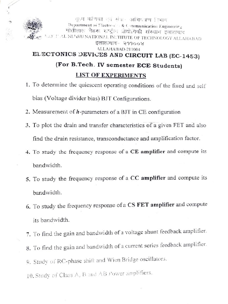 Solid State Devices | PDF