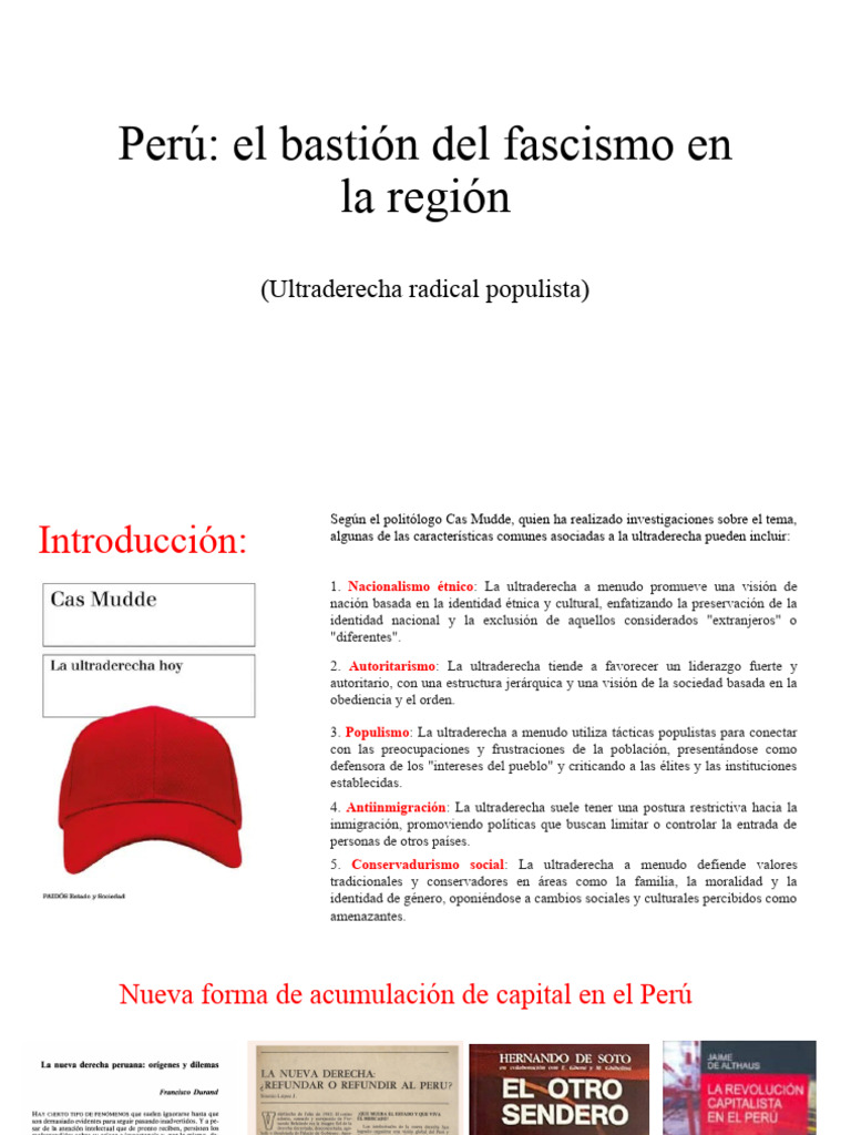 Perú - Bastión Del Fascismo de AL | PDF | Política de extrema derecha ...