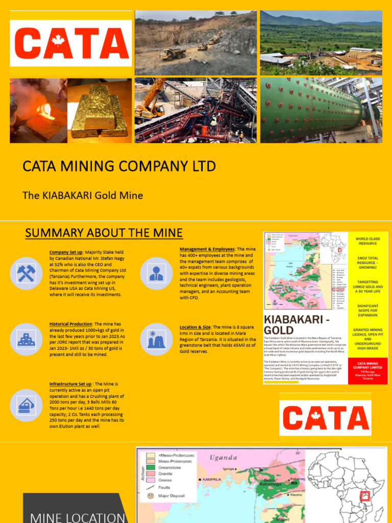 Cata Presentation 2.. | PDF | Mining | Minerals
