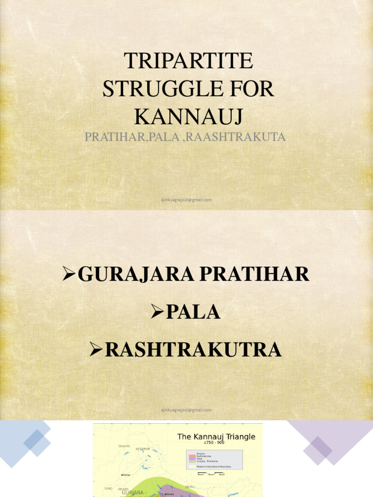 Tripartite Struggle For Kannauj | PDF