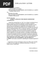 Sample Deputation Letter | PDF