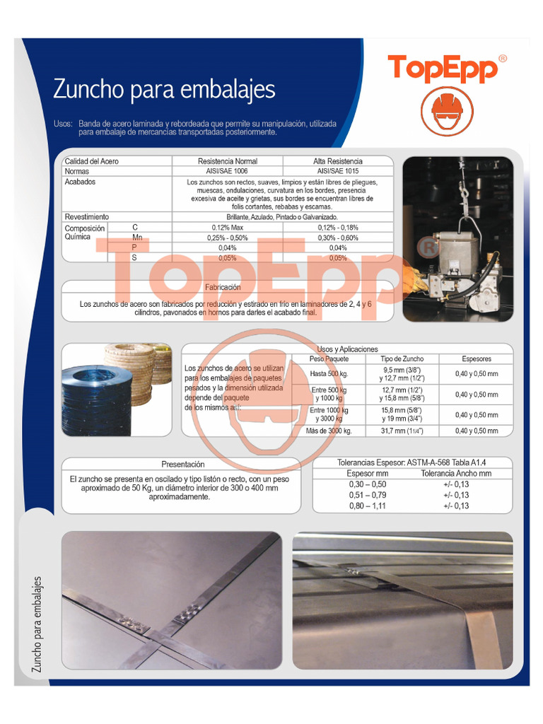 Zuncho Metalico - TopEpp S.A.C. | PDF