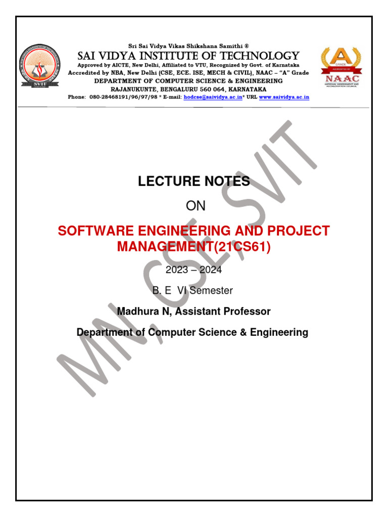SEPM Module 2 | PDF | Use Case | System