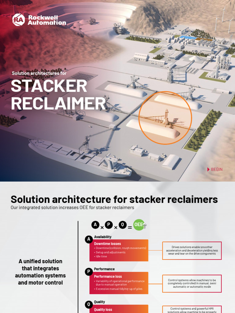 Solution Architecture For Stacker Reclaimer Brochure | PDF | Global Positioning System ...