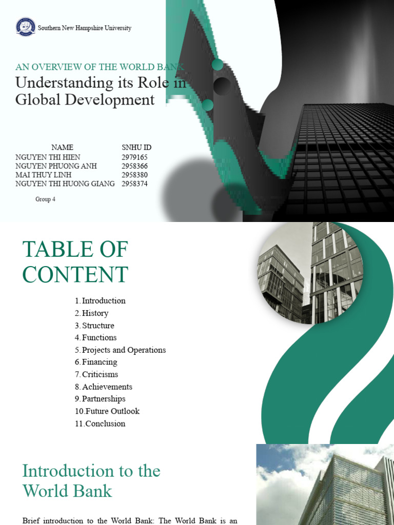 Eco402 Group 2 Final Present | PDF | World Bank | World Bank Group