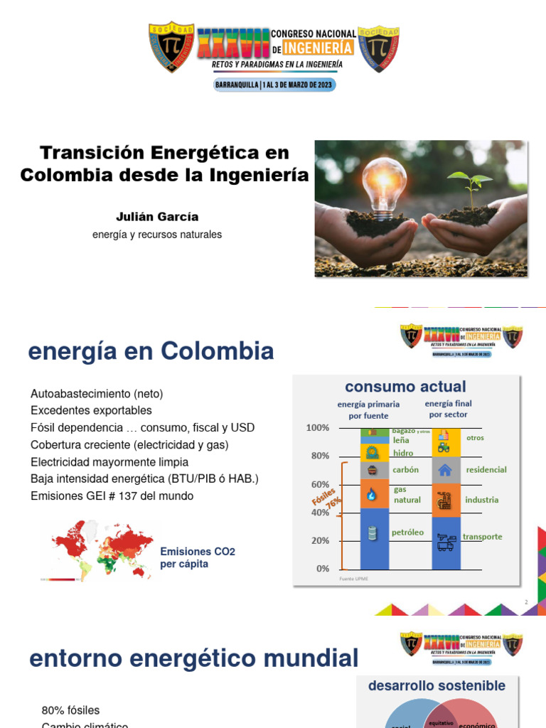 Transición Energética en Colombia | PDF | Energía renovable | Uso eficiente de energía