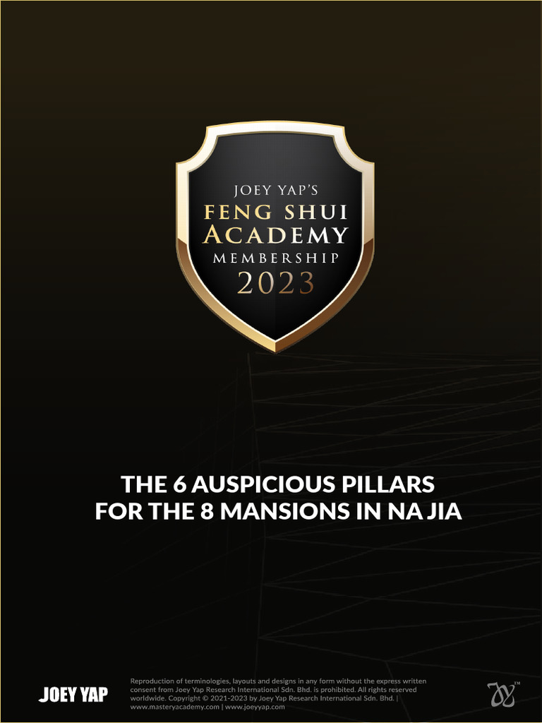 The 6 Auspicious Pillars For The 8 Mansions in Na Jia | PDF | New Age ...