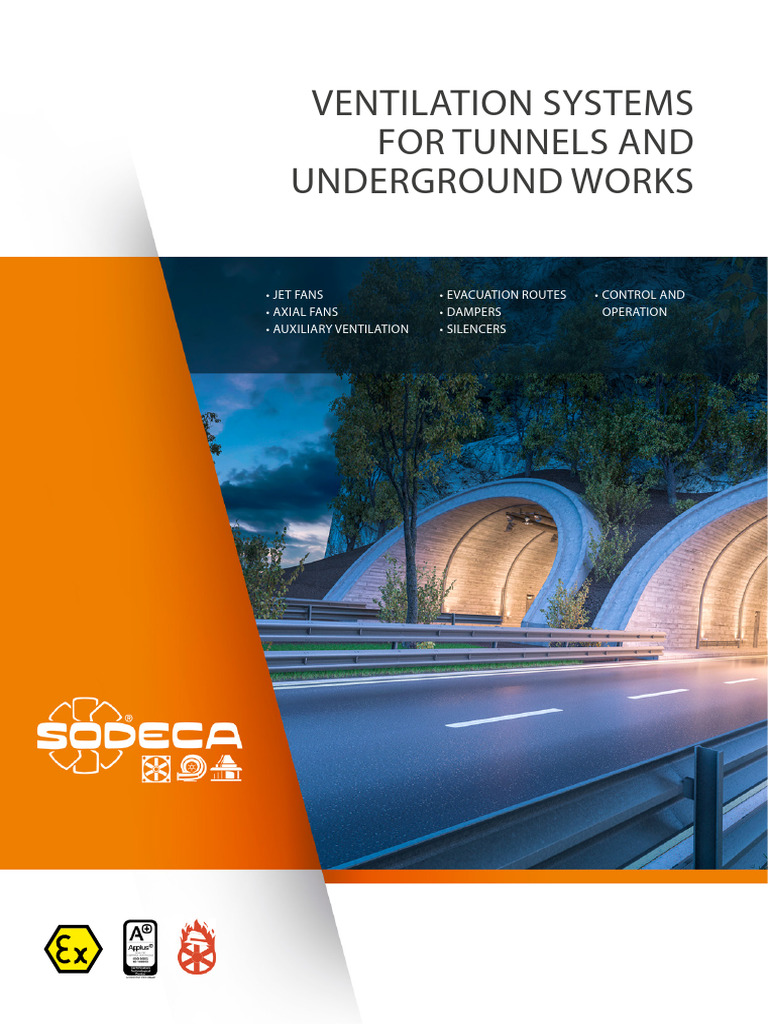 Ventilation System For Tunnels and Underground Works | PDF ...