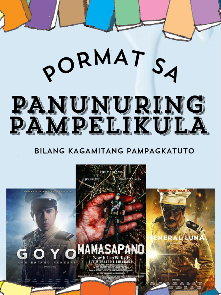 Pormat Sa Panunuring Pampelikula Output | PDF