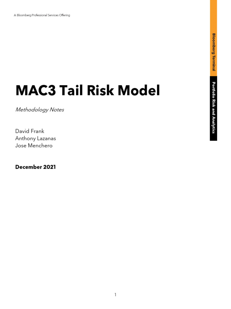 MAC3 Tail Risk Model: Methodology Notes | PDF | Value At Risk | Option ...