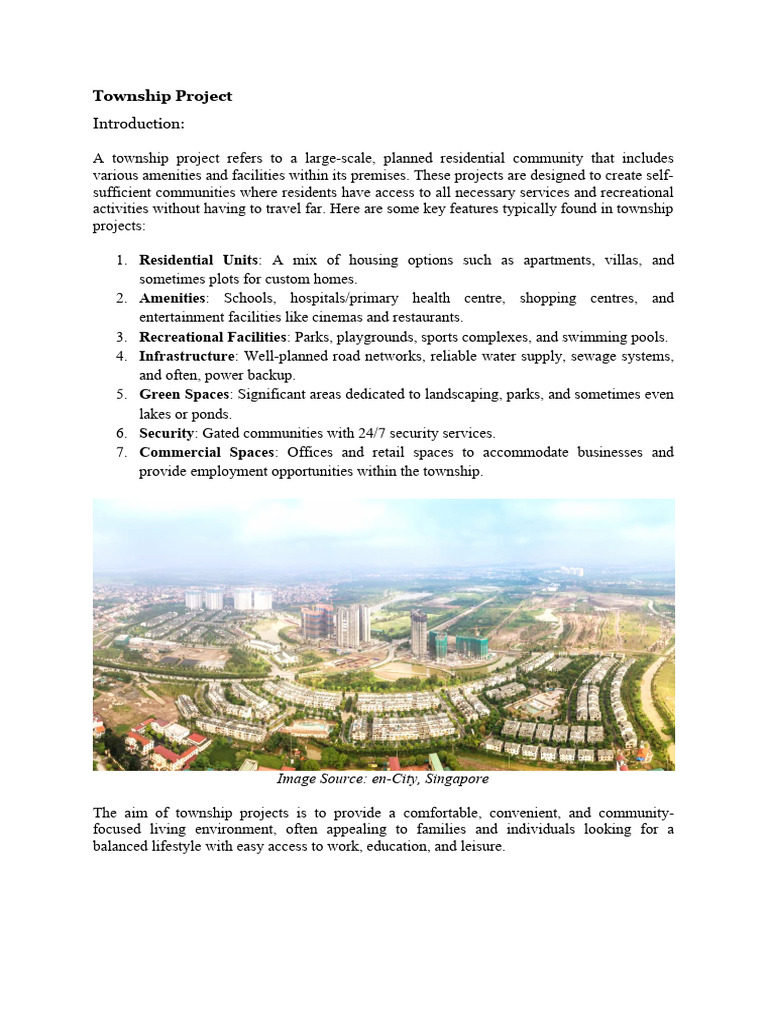 Township Project | PDF | Infrastructure | Environmental Impact Assessment