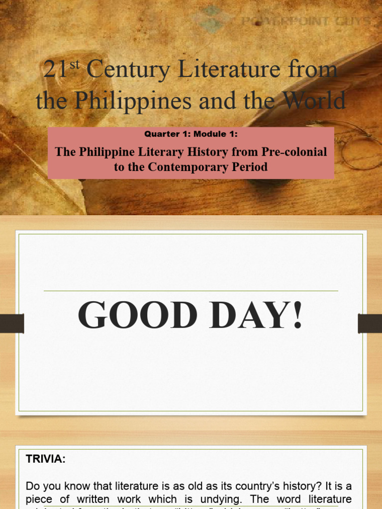 21st Century Literature Module 1 | PDF | Poetry | Philippines 21st Century Literature Module 1 | PDF | Poetry | Philippines