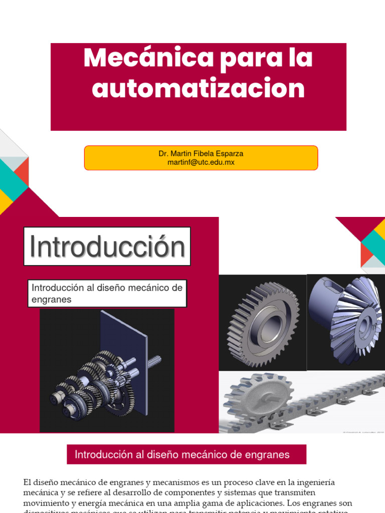 Diseño de Sistemas Mecanicos - EnGRANES | PDF | Engranaje | Eje