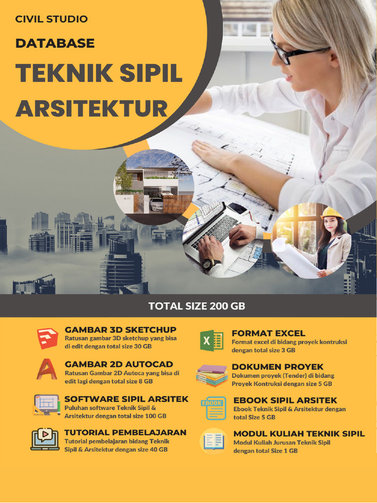 SS Database Teknik Sipil Arsitektur | PDF