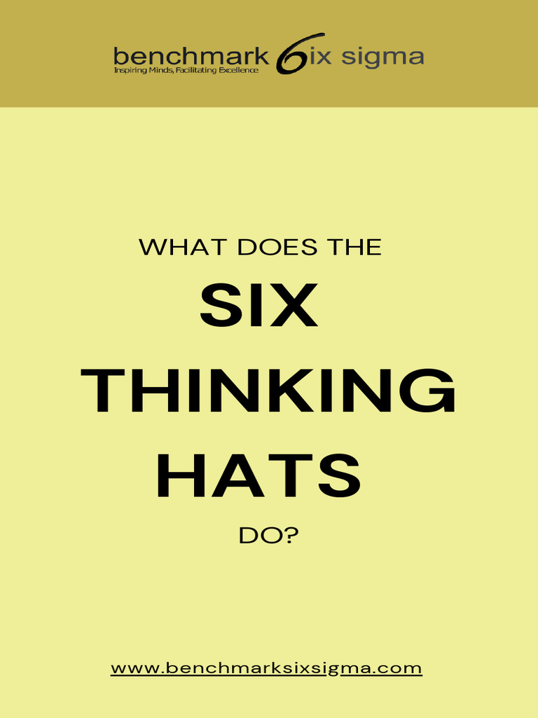 Understanding Six Thinking Hats Method | PDF | Thought | Cognition