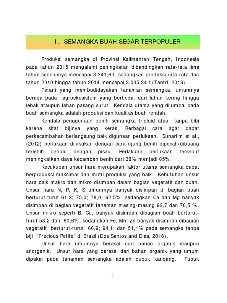 Brosur Semangka 2020 | PDF