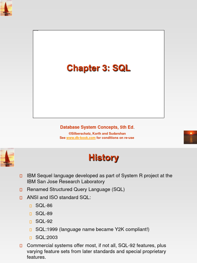 Chapter 3 DBMS | PDF | Sql | Relational Model