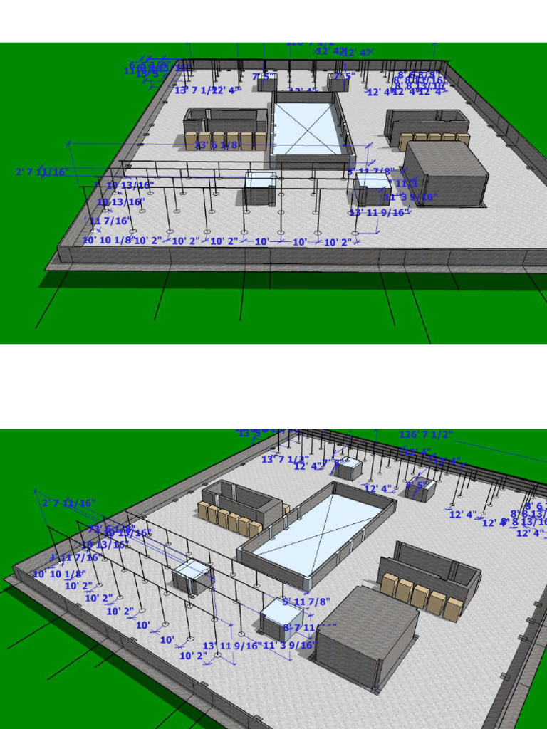 600kwp Solar Layout Drawing | PDF