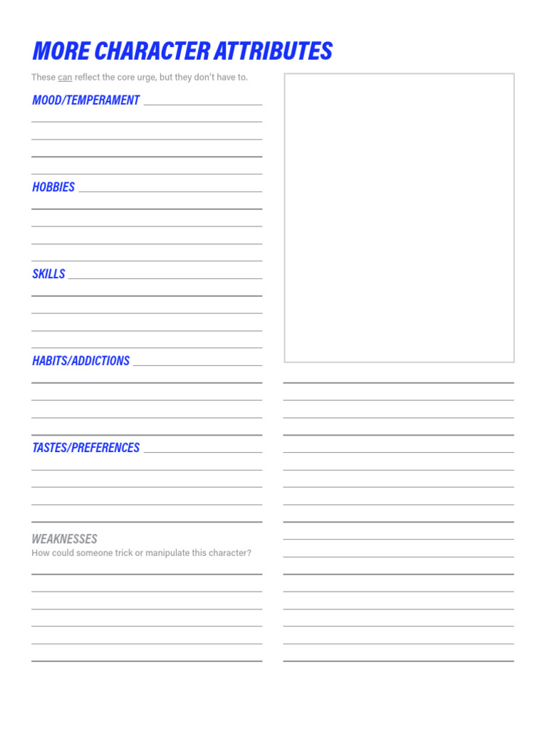 More Character Attributes: Mood/Temperament | PDF