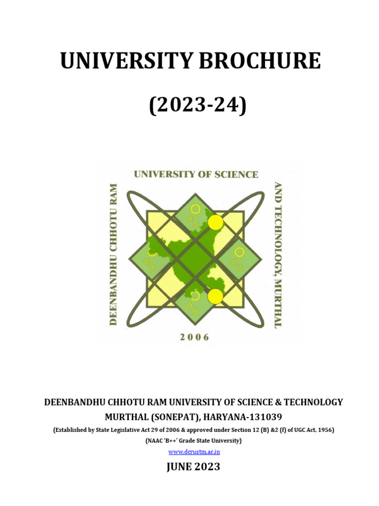 University Brochure 2023-24 Final | PDF | Libraries | Computer Network