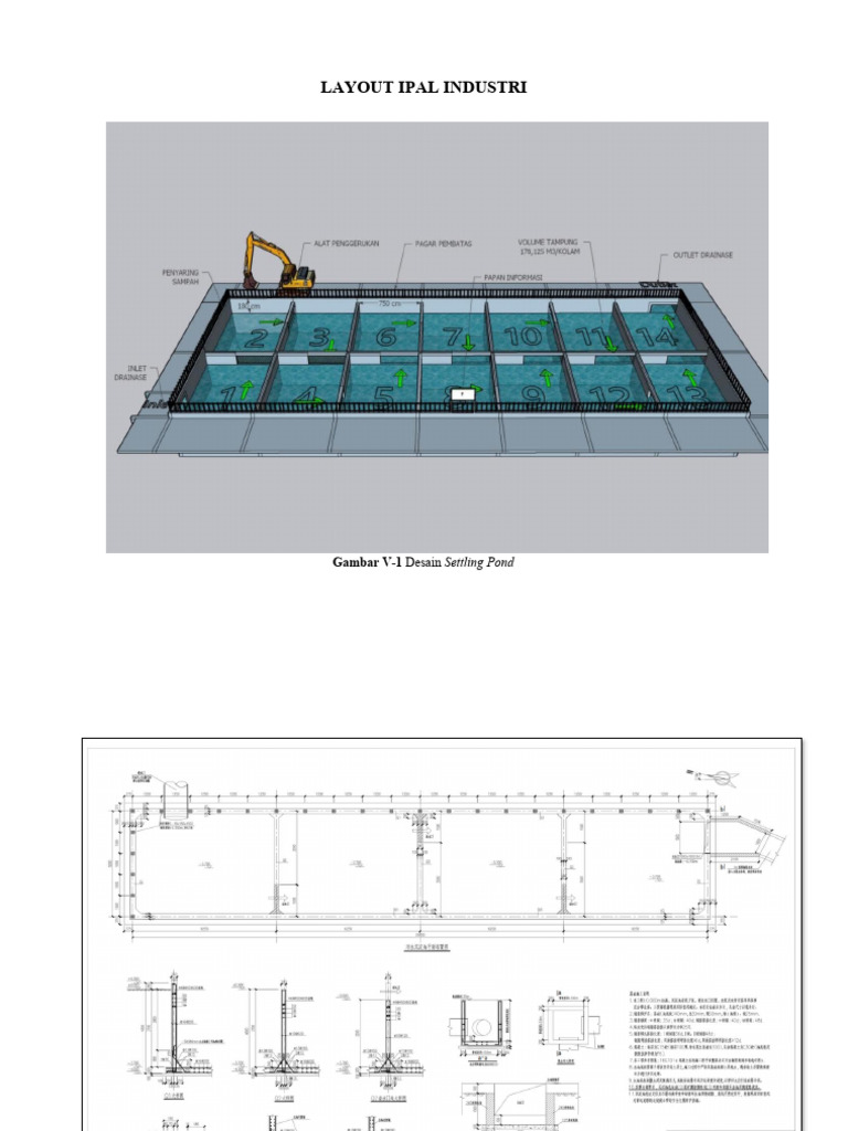 Layout Ipal Industri | PDF