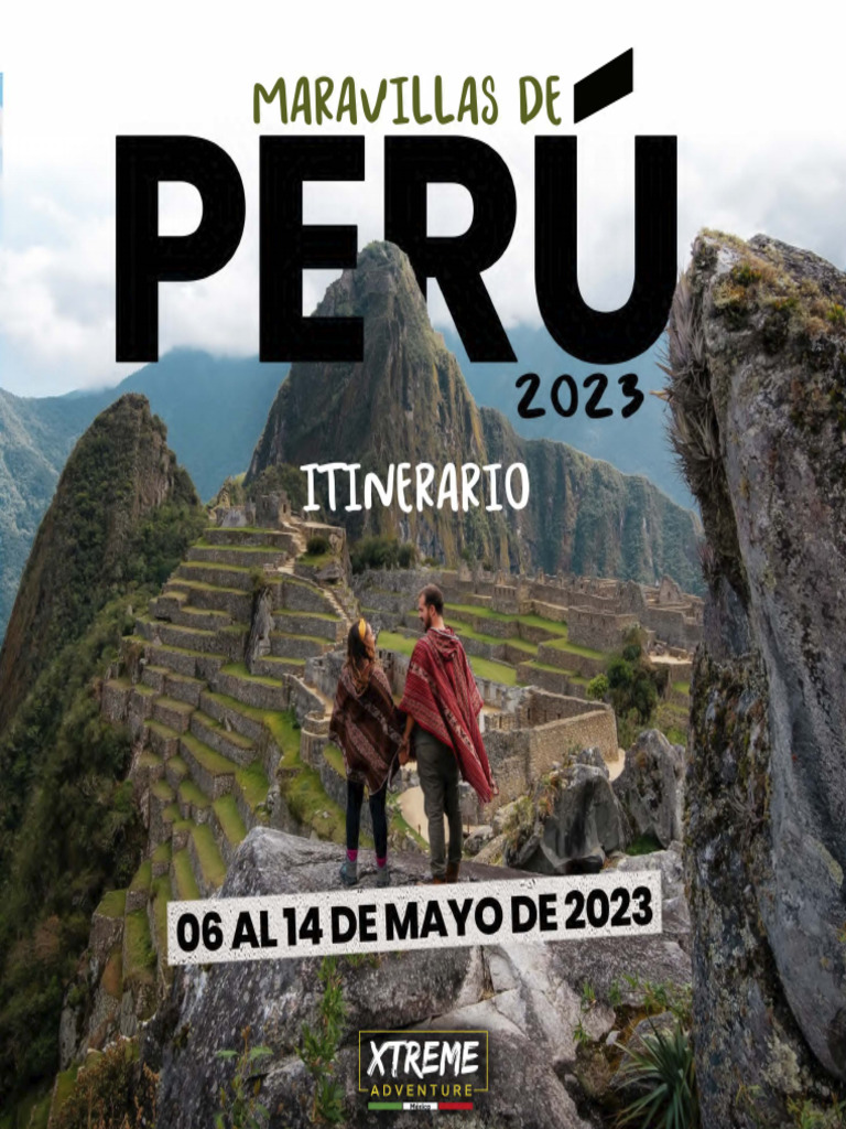 Peru Intinerario 1 | PDF | Lima | Machu Picchu