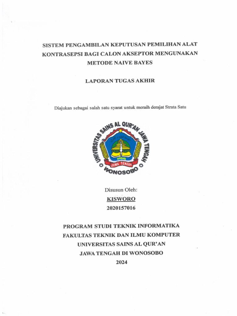 Cover Skripsi | PDF