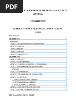 ZCC Student Fellowship Constitution | PDF | Justice | Crime & Violence