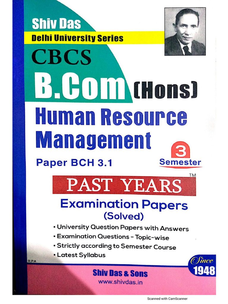 HRM SHIVDAS Pyq | PDF