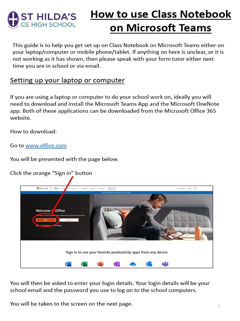How To Use Class Notebook | PDF | Mobile App | Google Play