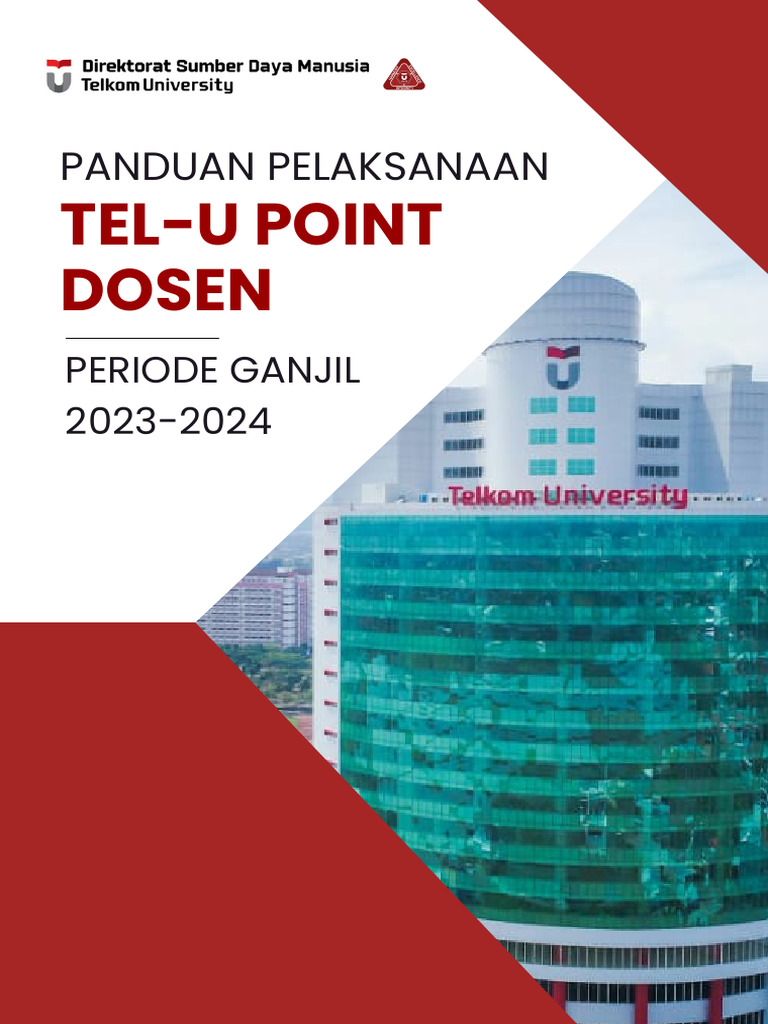 Panduan Pelaksanaan Tel-U Point Dosen Periode Ganjil 2023-2024 | PDF