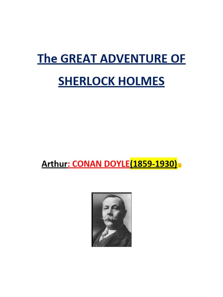 The Great Adventure | PDF | Sherlock Holmes | Dr. Watson