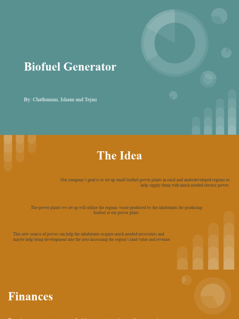 Biofuel Generator | PDF | Biofuel | Power Station