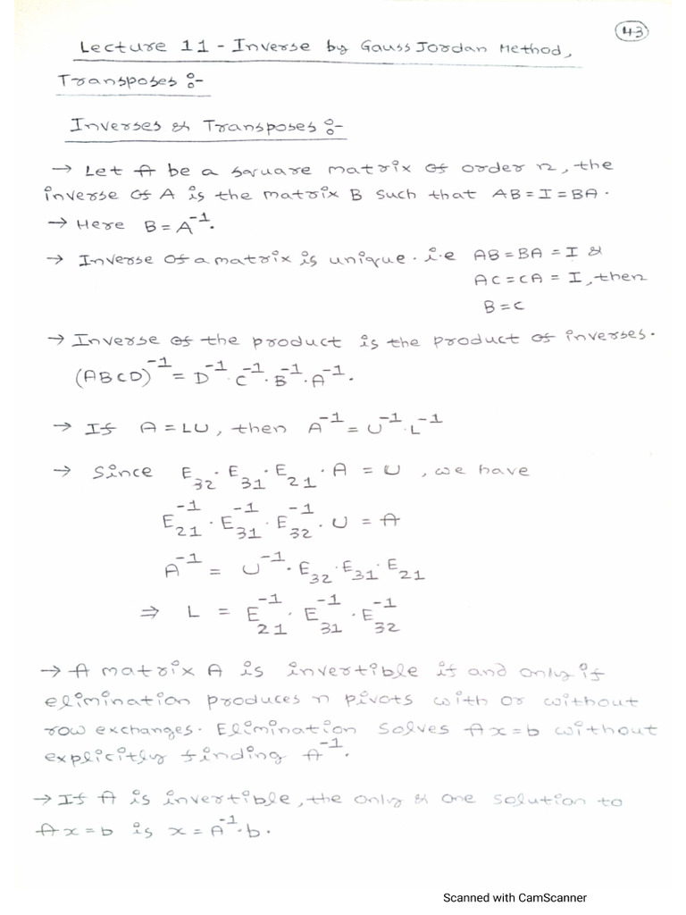 LA Unit 1 Notes 2 | PDF