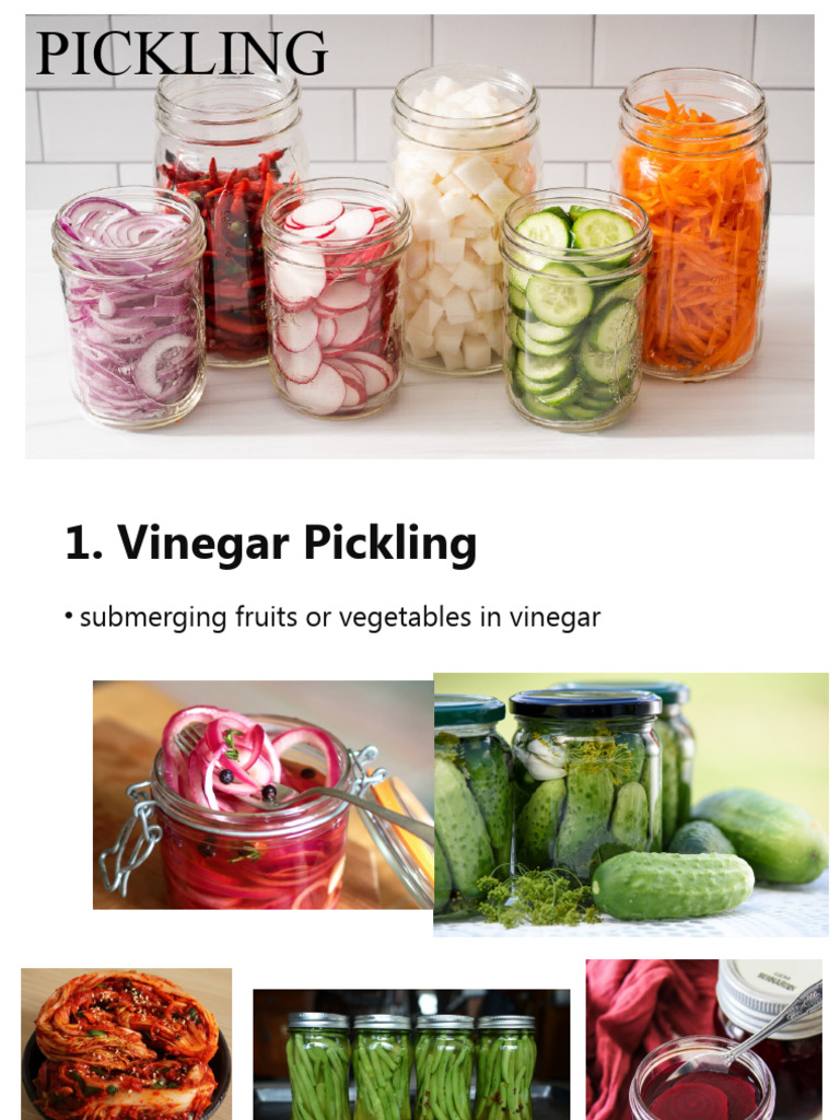 PICKLING | PDF | Pickling | Vinegar