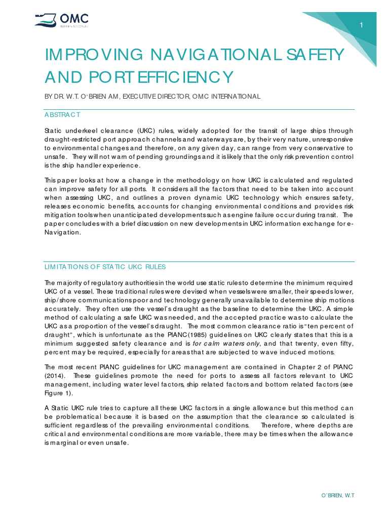 Dynamic UKC - With Colored Graphs | PDF | Ships | Risk