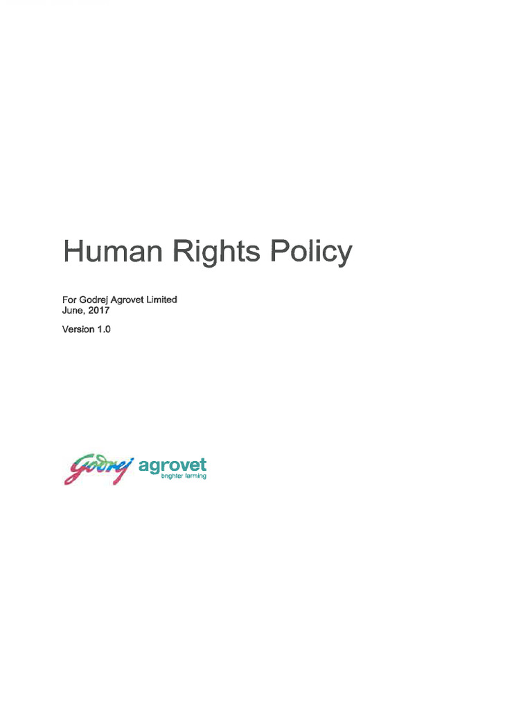 Human Rights Policy | PDF