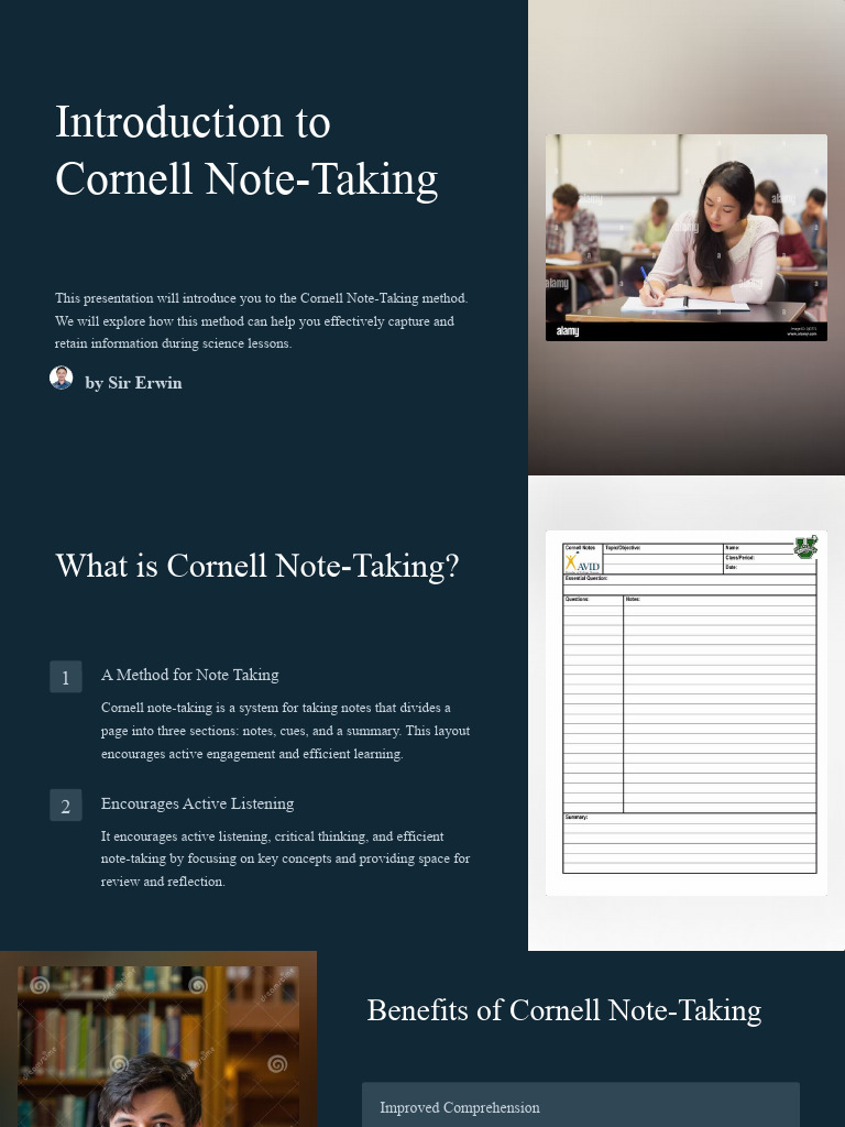 Introduction To Cornell Note Taking | PDF | Mental Processes ...
