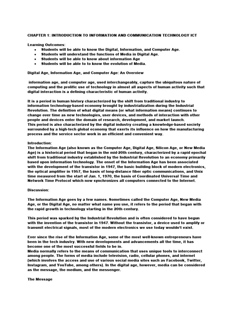 Information Age Pdf Information Age Media Communication