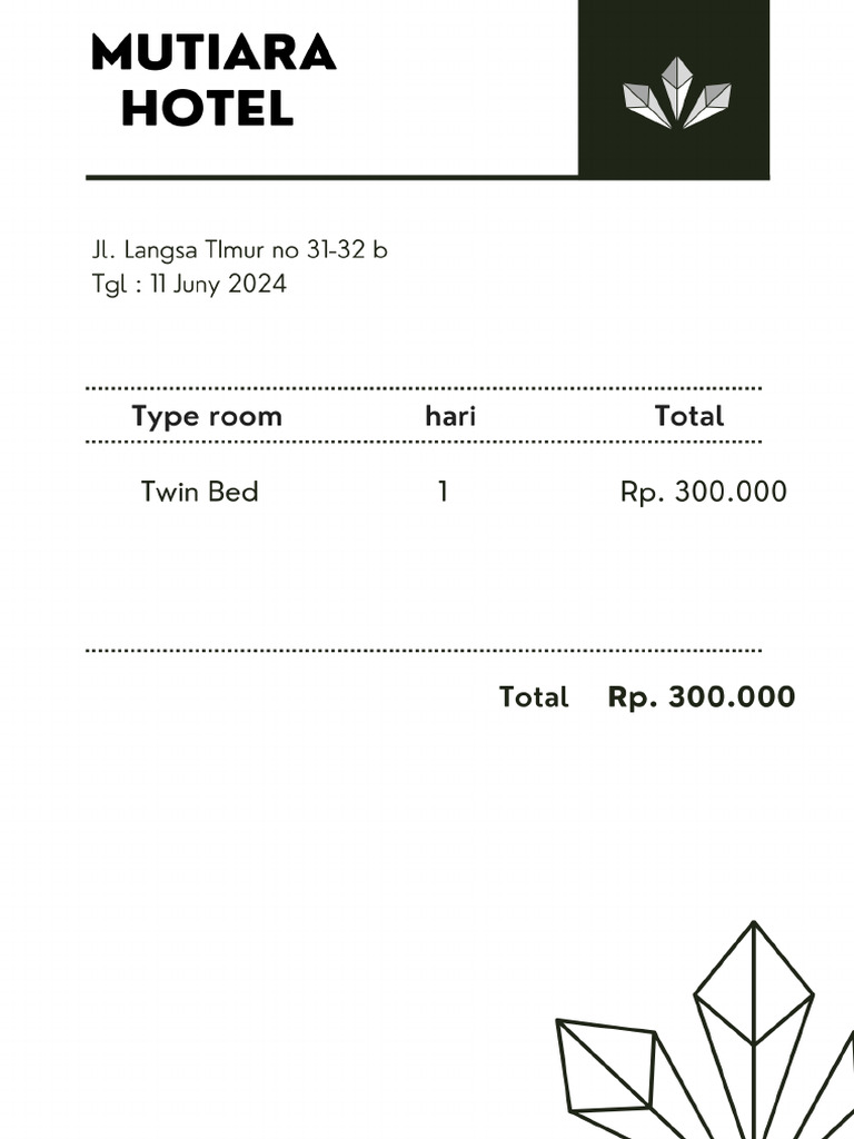 Black White Modern Freelance Invoice Poster | PDF