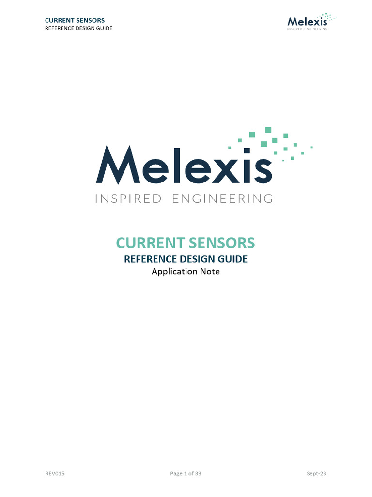 Current Sensors Design Guide Application Note Melexis | PDF | Electrical Resistivity And ...