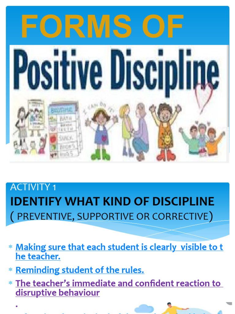FORMS of Positive Discipline | PDF | Disciplines | Psychological Schools