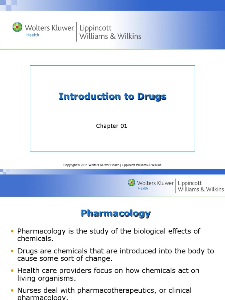 Ch1 Intro To Drugs | PDF | Pharmaceutical Drug | Clinical Trial