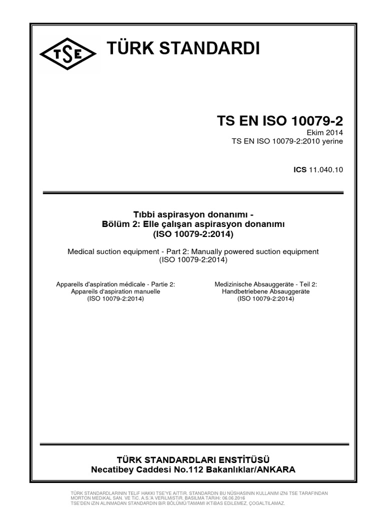 TS en Iso 10079 2 | PDF