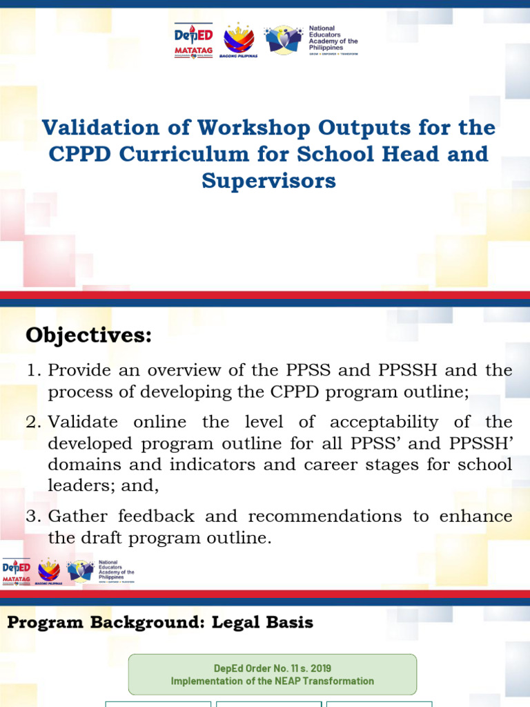 CPPD Curriculum Validation for Leaders | PDF