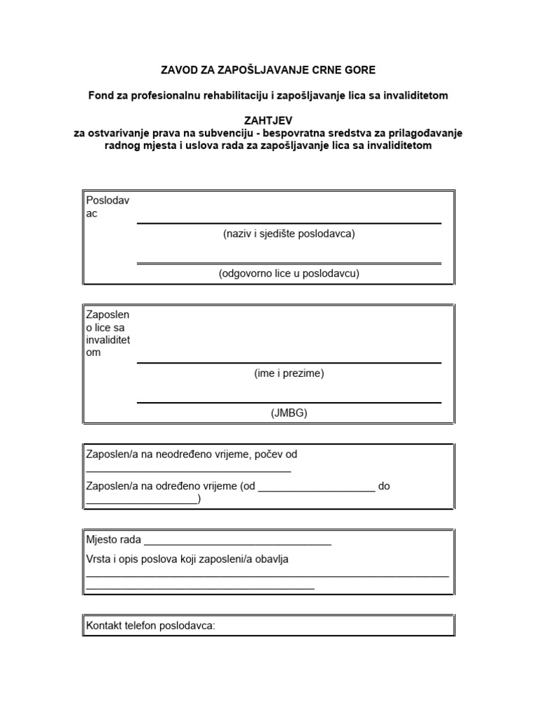 Obrazac 1 | PDF